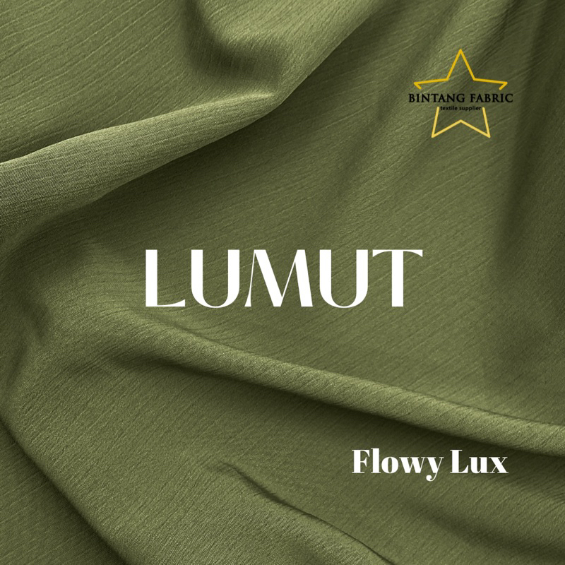 Jual Bahan Kain Flowy Lux Youryu Crinkle Airflow 0,5 meter | Shopee ...