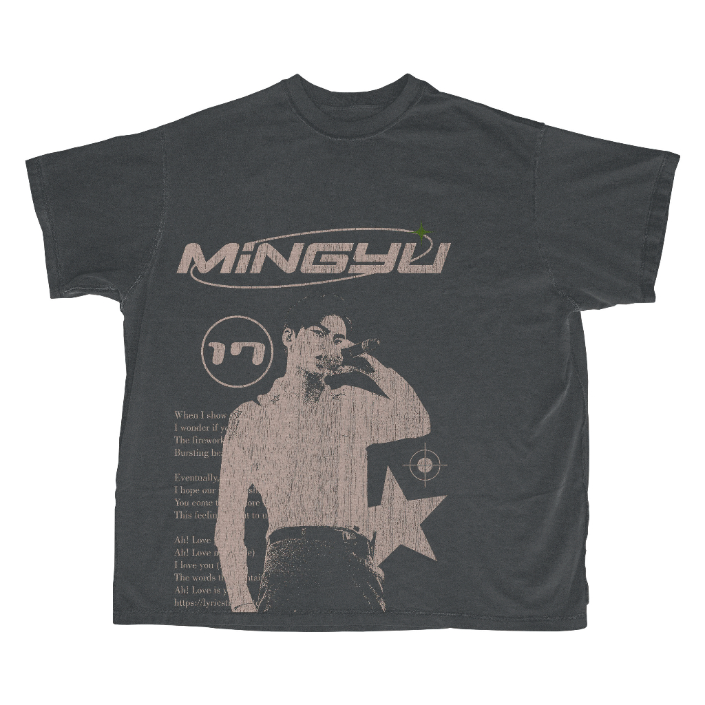 Jual Kaos Kim Mingyu Seventeen y2k Oversized / Mingyu Tshirt | Shopee ...