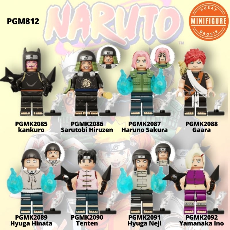 Jual mainan naruto KDL812 action figure mini itachi sasuke kakashi ...