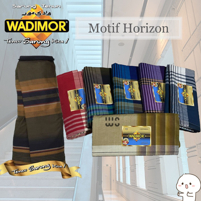 Jual Sarung Tenun WADIMOR motif Horizon bestseller kemasan dus | Shopee ...