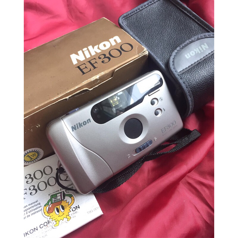 Jual kamera analog 35mm NIKON EF300 new old stock normal mulus | Shopee Indonesia