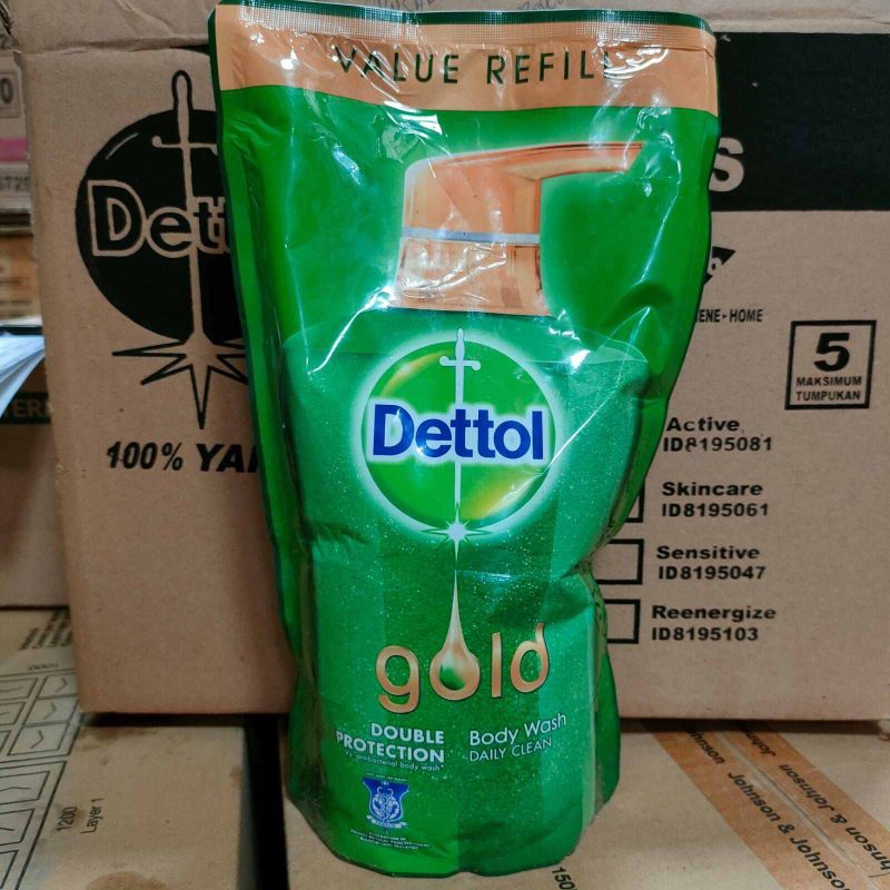 Jual dettol body wash pouch gold daily clean 900ml | Shopee Indonesia