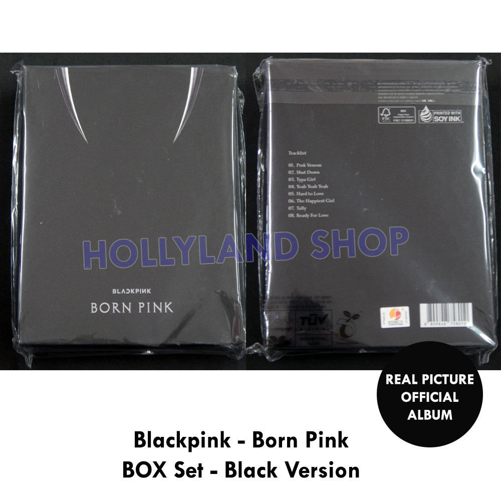 Jual BLACKPINK BORN PINK Box Set Black Version OFFICIAL ALBUM | Shopee ...