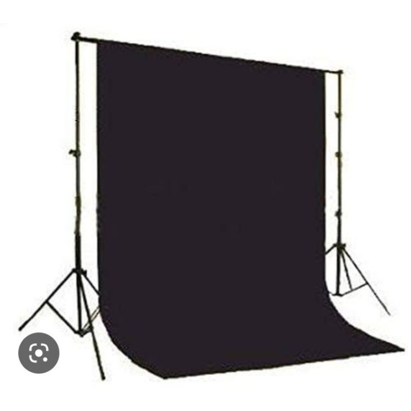 Jual BACKGROUND POLOS HITAM 3X4/5/6/7m | Shopee Indonesia