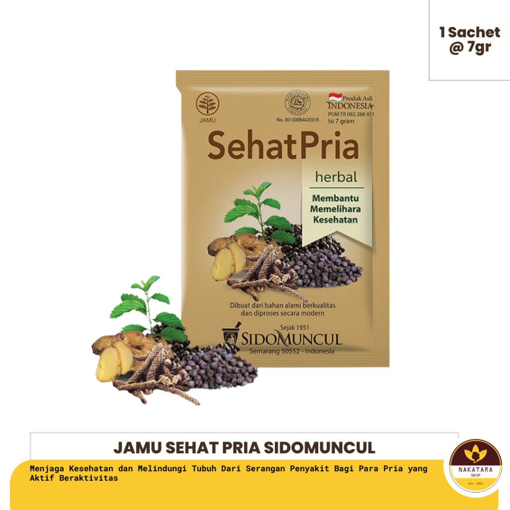 Jual JAMU SEHAT PRIA SIDO MUNCUL ISI 10 SACHET SERBUK | Shopee Indonesia
