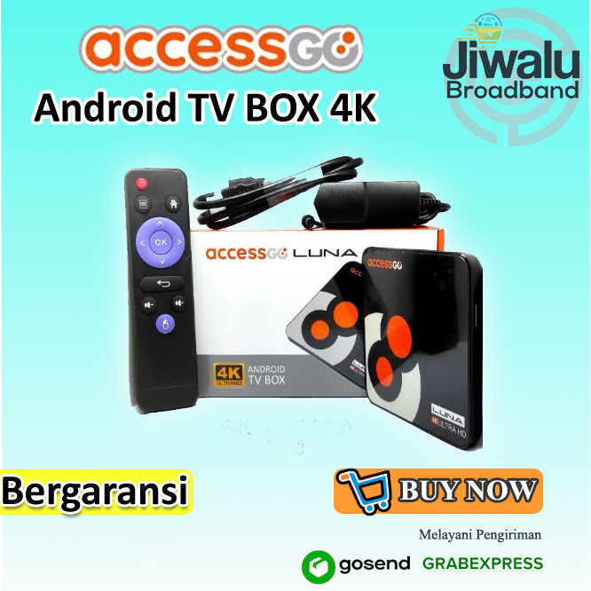 Jual TV BOX ANDROID ACCESSGO LUNA 4K ULTRAHD | Shopee Indonesia