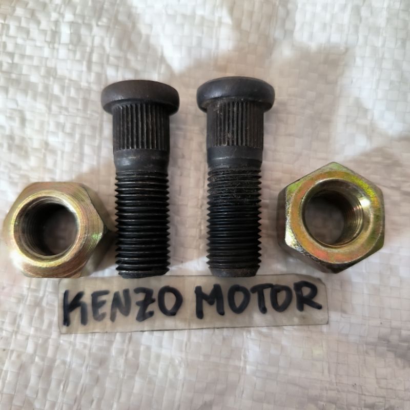Jual hub bolt BAUT RODA rear belakang ELF ENGKEL NHR55 KIRI ATAU KANAN ...