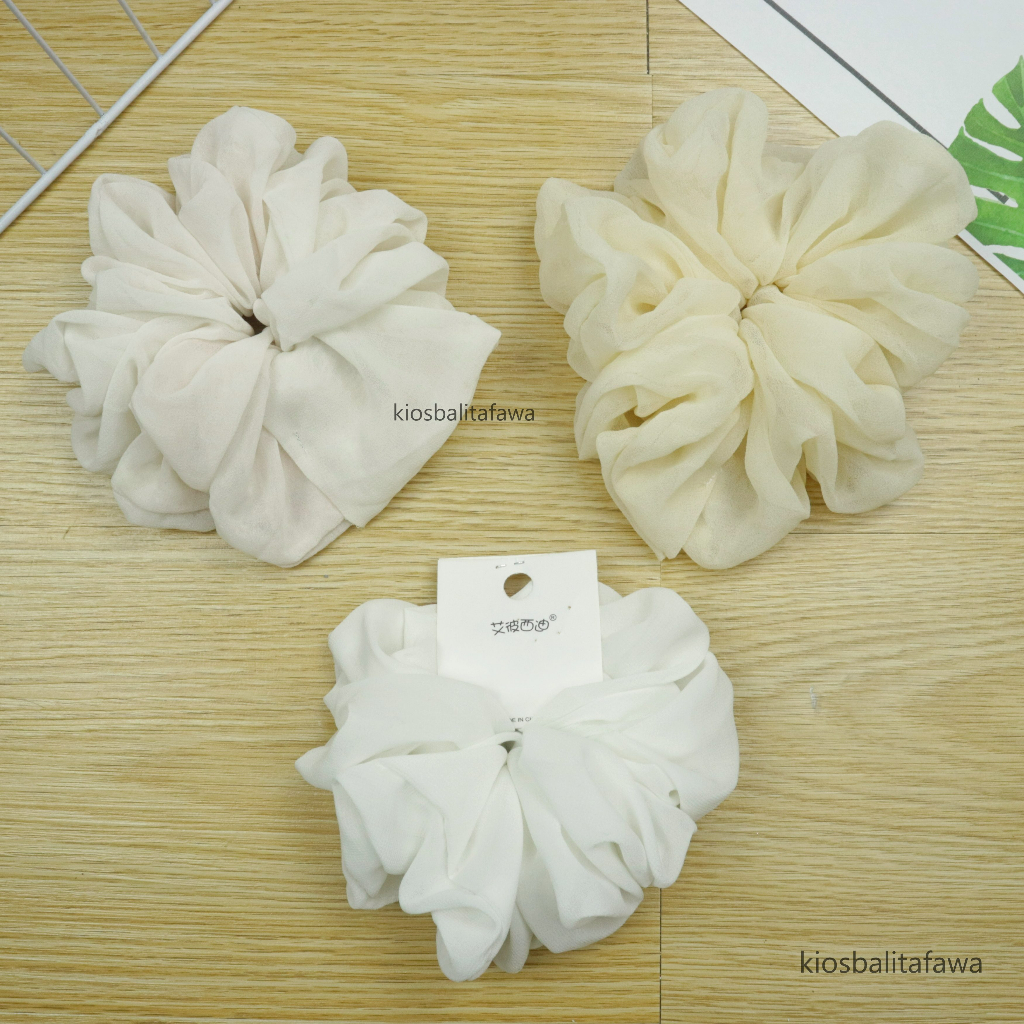 Jual Ikat Rambut Scrunchie / Kunciran Cepol JIlbab Aksesories Wanita ...