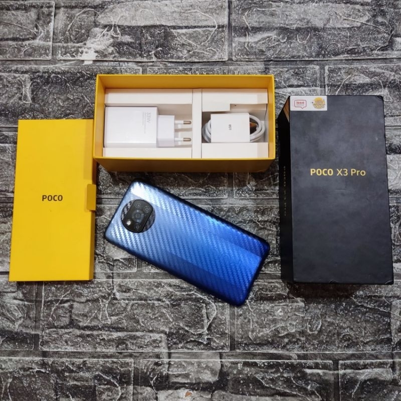 Jual Xiaomi Poco X3 nfc 8/128 Fullset Normal Siap Pakai Resmi | Shopee ...