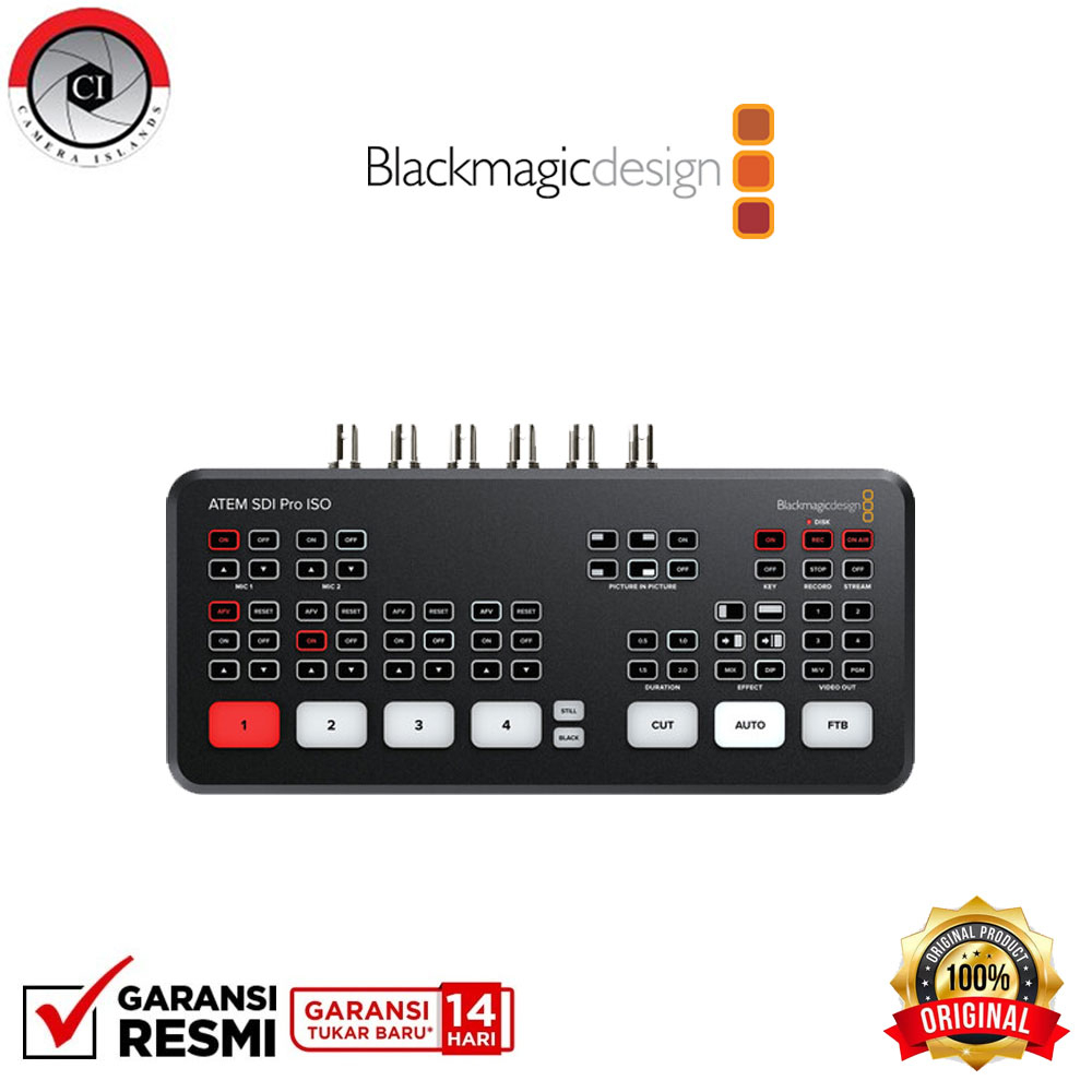 Jual Blackmagic Design ATEM SDI Pro ISO Switcher | Shopee Indonesia