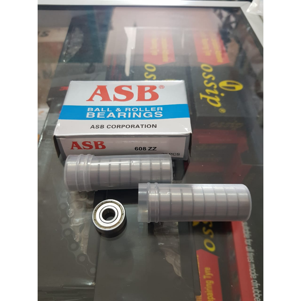 Jual BEARING SEPEDA 608 ZZ MERK ASB | Shopee Indonesia