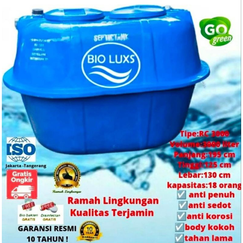 Jual septictank biotech, biofil, bioluxs RC 3000 liter | Shopee Indonesia