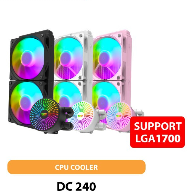 Jual DARKFLASH DC240 ARGB Liquid CPU Cooler [Support Intel & AMD ...