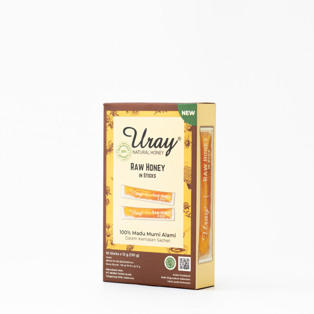 Jual Madu Uray Sachet Pack Isi 10 - Raw Honey 100% Natural Premium Original | Shopee Indonesia