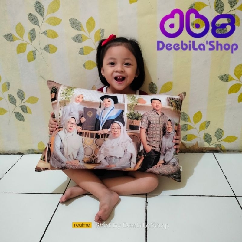 Jual BANTAL FOTO CUSTOM UK 35x55 / BANTAL CUSTOM FOTO DAN NAMA / BANTAL ...