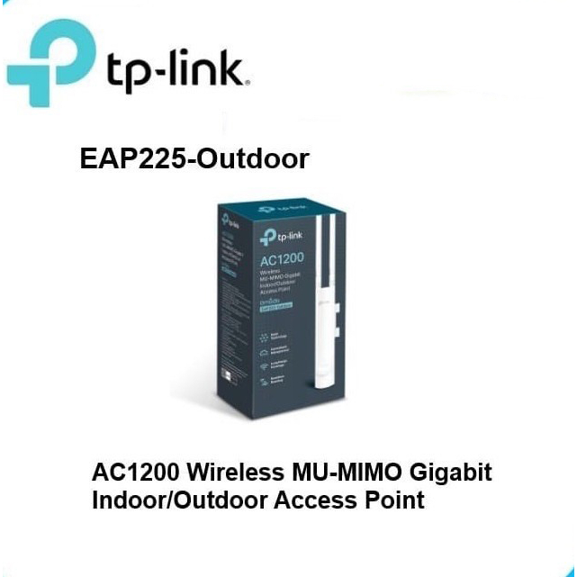Jual TPLink EAP225 Outdoor AC1200 Wireless MU-MIMO Gigabit 2 Antenna ...