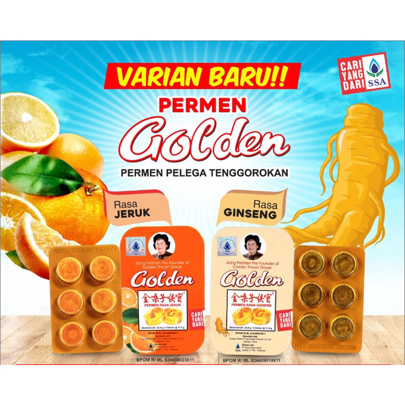 Jual Permen Golden (Jeruk / Ginseng) | Shopee Indonesia