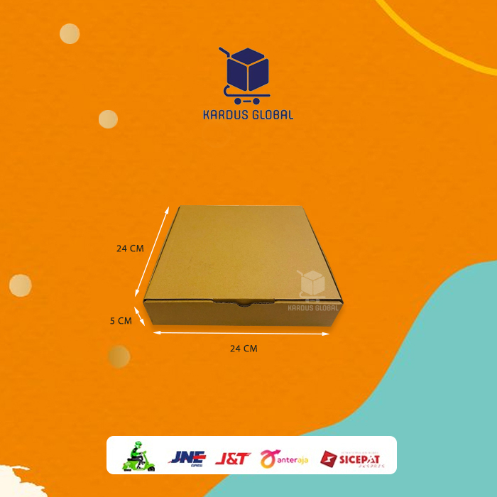 Jual Kardus Die Cut Polos 24x24x5 Cm Shopee Indonesia