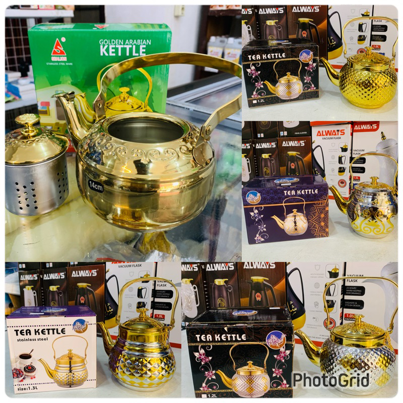 Jual Teko stainless teko arab gold teko zam-zam ceret morong jug ...
