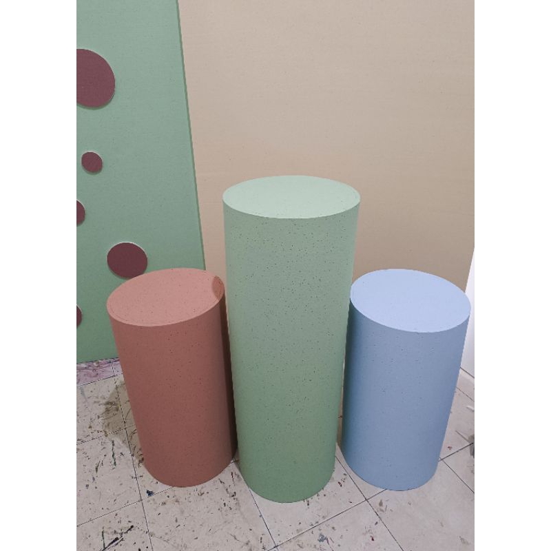 Jual meja tabung gabus styrofoam ultah | Shopee Indonesia