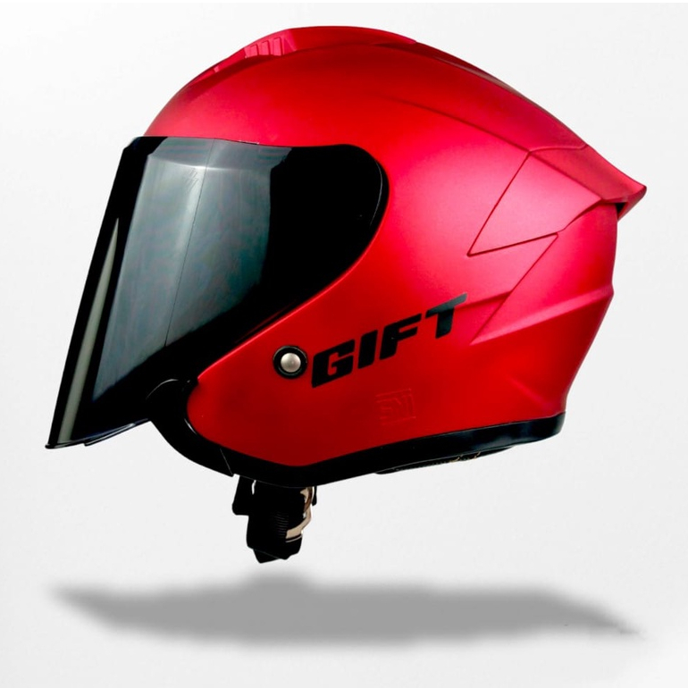 Jual Helm GIFT SARGON half face helm polos solid Paket Ganteng SNI ...