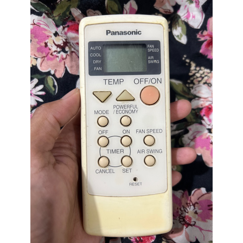 Jual REMOTE REMOT AC PANASONIK NATIONAL TIPE LAMA ORIGINAL ASLI ...
