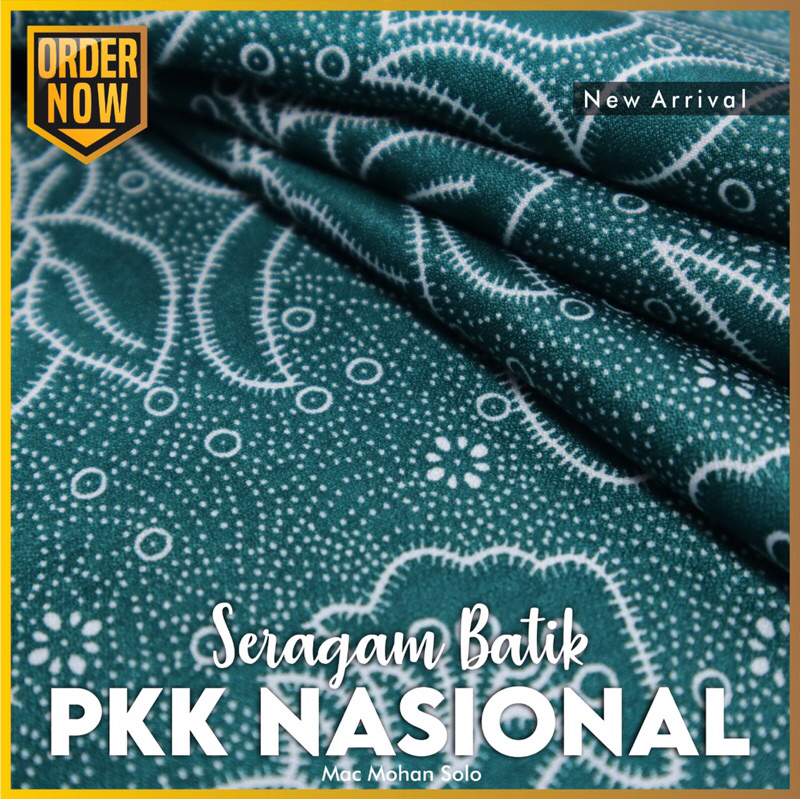 Jual Kain Batik Seragam PKK Nasional Per 0.5 Meter Termurah Bahan ...