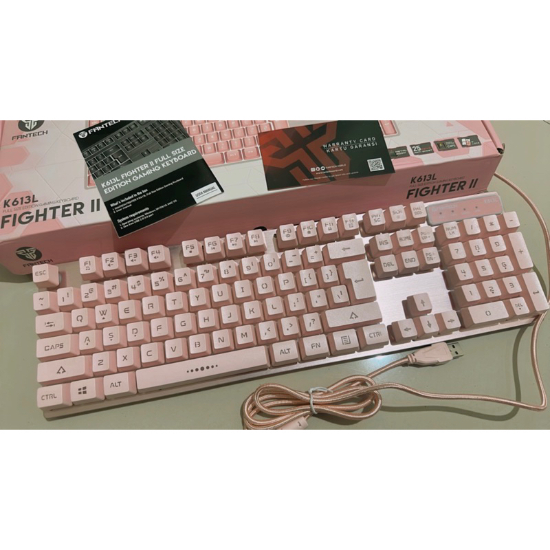 Jual Fantech Sakura Lite Fighter II K613L Keyboard Gaming Membrane ...