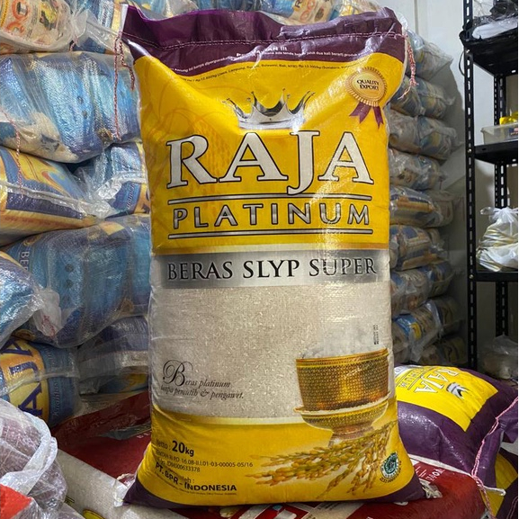 Jual BERAS RAJA PLATINUM 20KG | Shopee Indonesia
