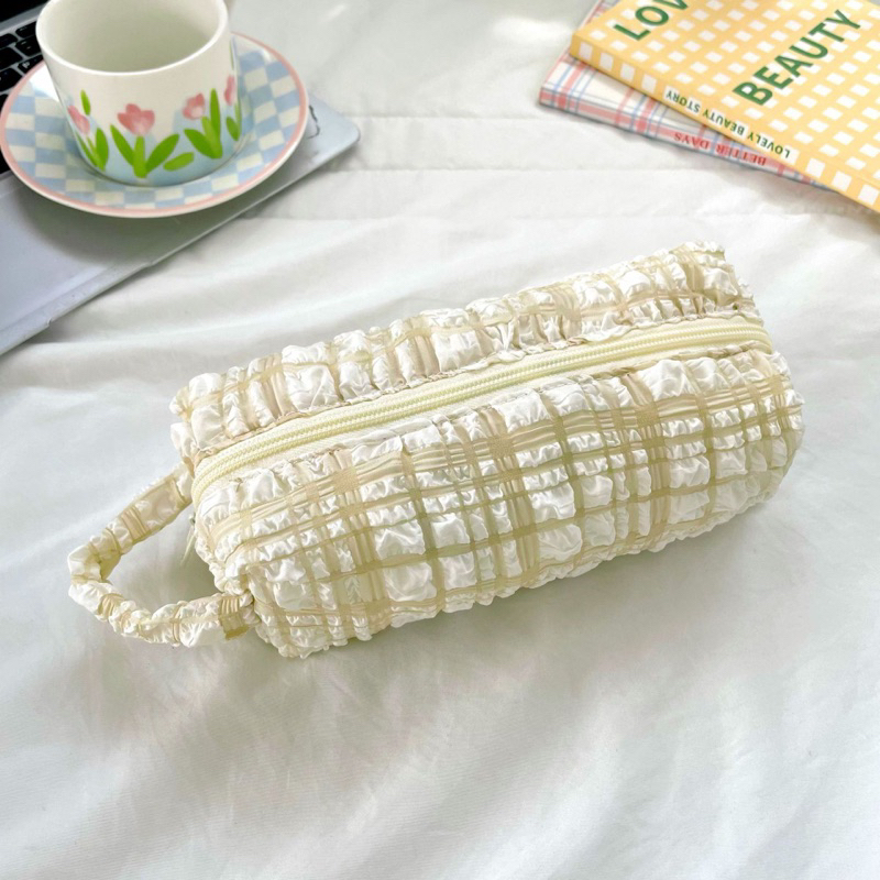 Jual Charly Makeup Pouch / Fluffy Pencil Case / Kotak Pensil Aesthetic ...