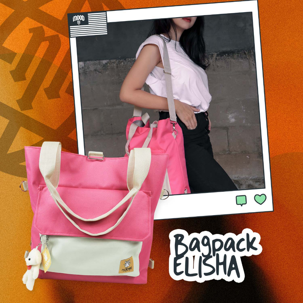 Jual Totebag Tas Selempang Wanita Multifungsi 3 in 1 Elisha by NABEL ...