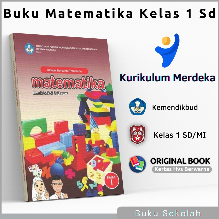 Jual Buku Matematika Kelas 1 SD Kurikulum Merdeka Kurmer Kumer Terbaru Untuk Siswa Anak Murid ...