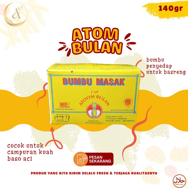 Jual ATOM BULAN BUMBU CIMOL BASO ACI BUMBU PRAKTIS GURIH ENAK | Shopee ...
