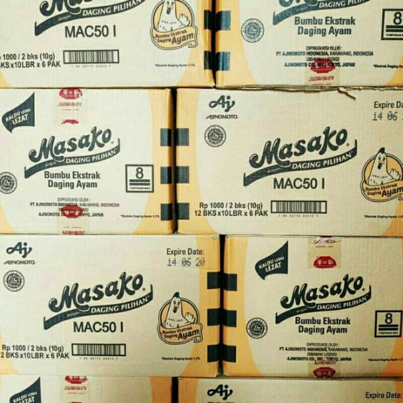Jual Masako Ayam Dus / Masako Sapi dus / Masako Karton / Masako Dus ...