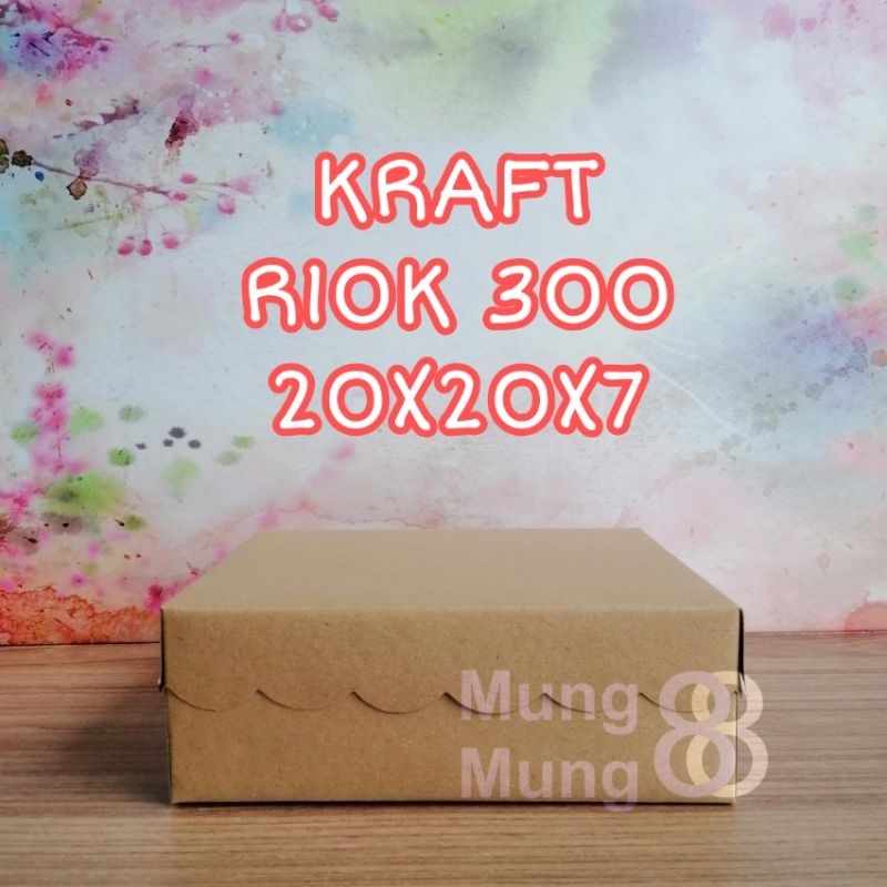 Jual Dus Nasi KRAFT 20 / Kotak Nasi KRAFT 20 / R10K KRAFT 300 AK ...