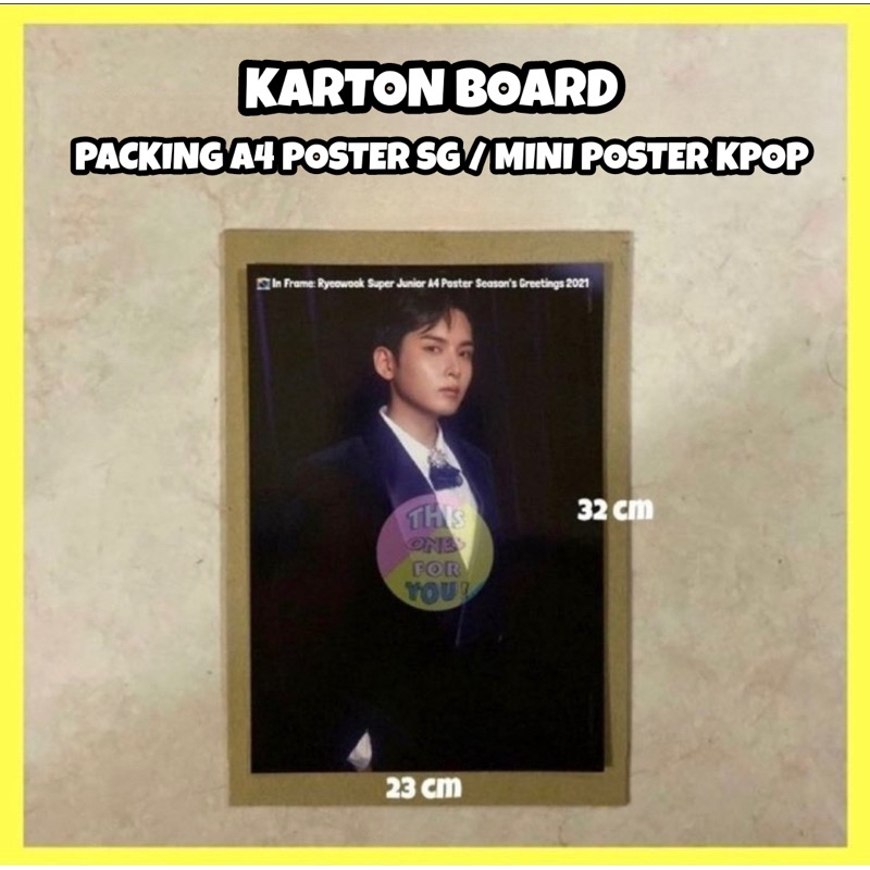 Jual [READY] KARTON / CARTON / YELLOW BOARD YB 2 MM PACKING A4 POSTER ...