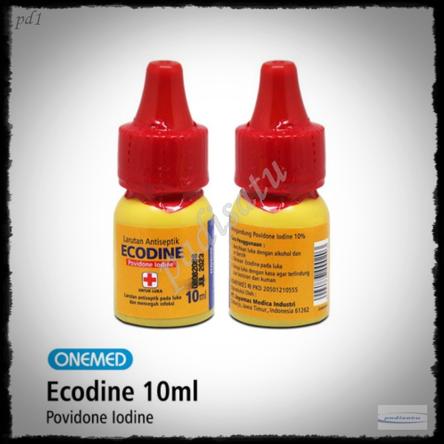 Jual OBAT MERAH ANTISEPTIK LUKA ECODINE | Shopee Indonesia