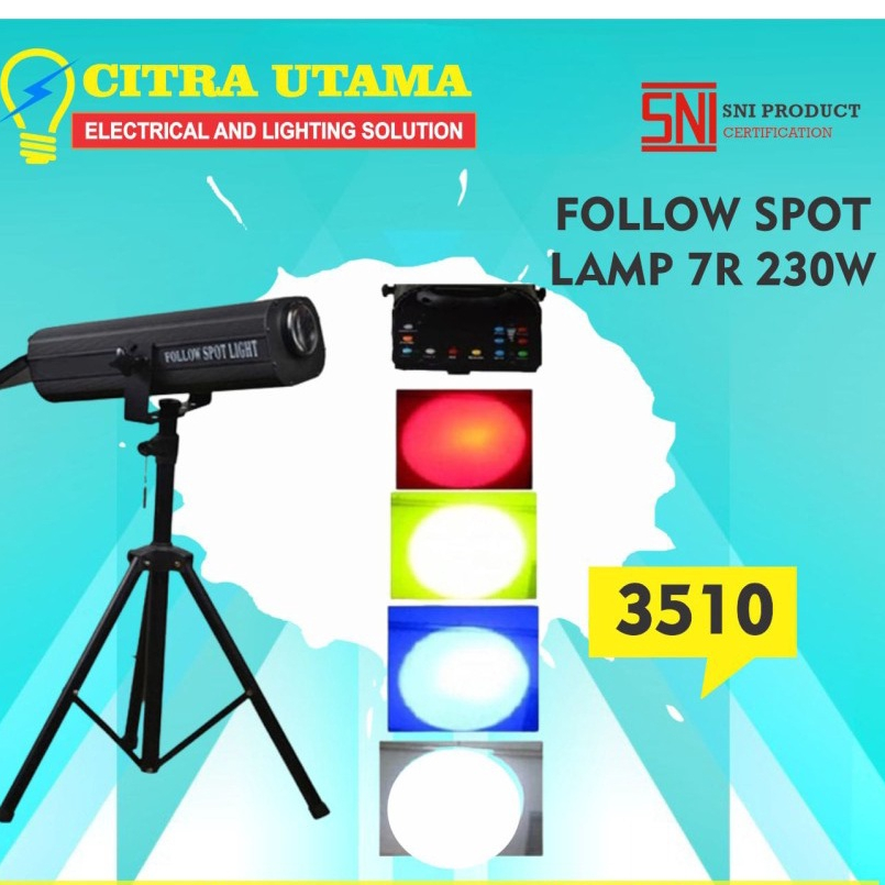 Jual LAMPU FOLLOW SPOT 230W 7R K3510 | Shopee Indonesia