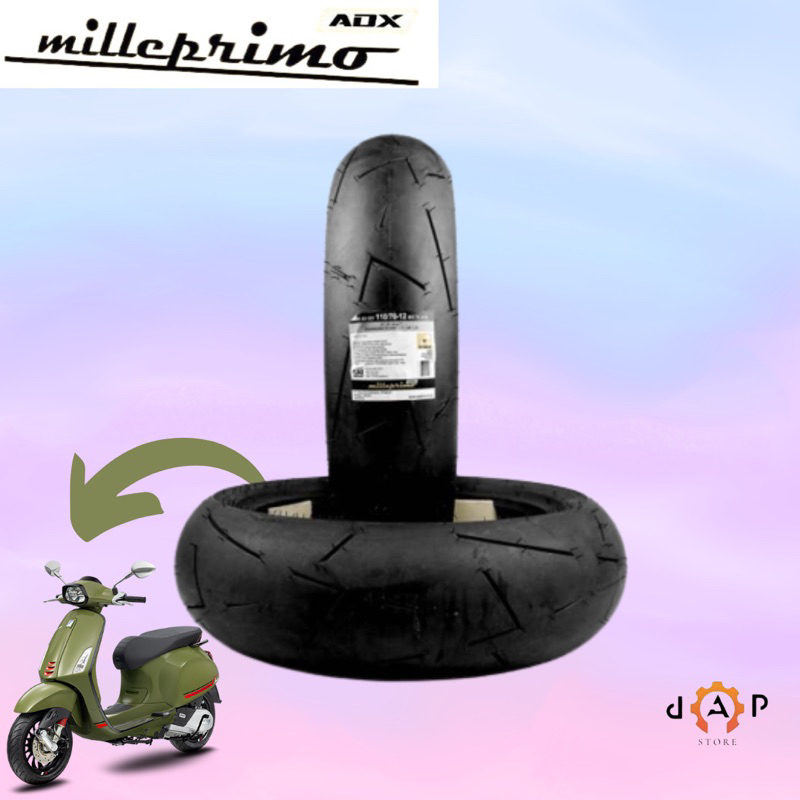 Jual BAN MOTOR VESPA RING 12 // ADX 110/70-12 (SOFT COMPOUND) TUBELESS ...