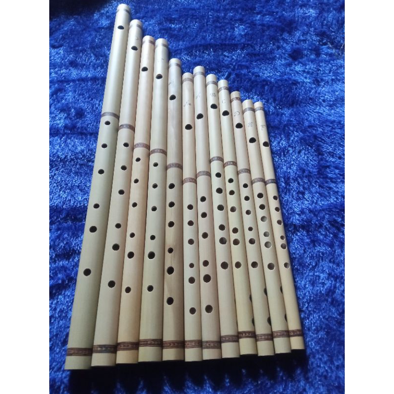 Jual suling bambu set isi 12 pcs | Shopee Indonesia