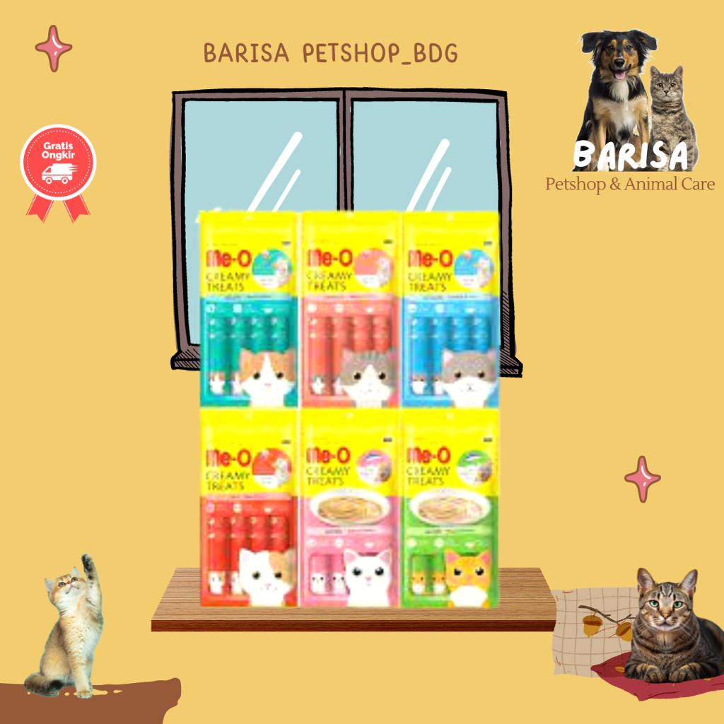 Jual MEO CREAMY TREATS 60 GR ALL VARIAN | CAT SNACK FOOD | Shopee Indonesia