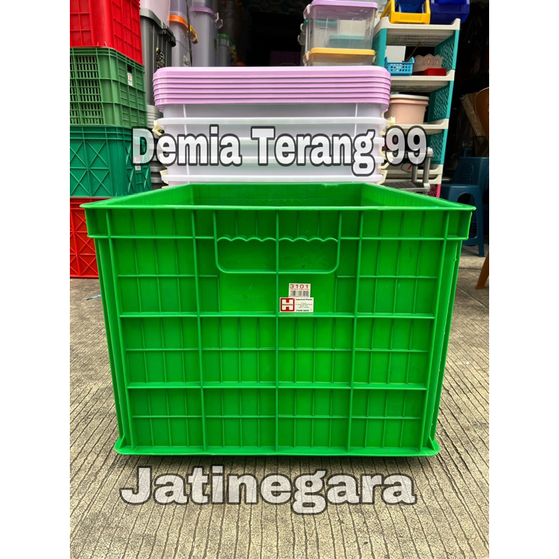 Jual Hanata Container Box Industri Besar 3101 + Roda | Shopee Indonesia