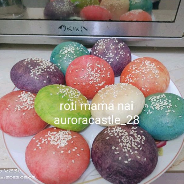 Jual Roti Burger Warna Warni Diameter 10 cm | Shopee Indonesia