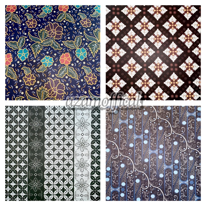 Jual KERTAS KADO SANSAN WAWA MOTIF BATIK BATIK BUNGA BATIK | Shopee ...