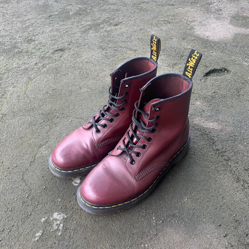 Jual Docmart 8 Hole Red Cherry Smooth | Shopee Indonesia
