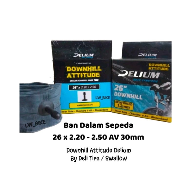 Jual Ban Dalam Sepeda 26 x 2.20 - 2.50 Downhill Delium By Deli Tire AV 30mm | Shopee Indonesia