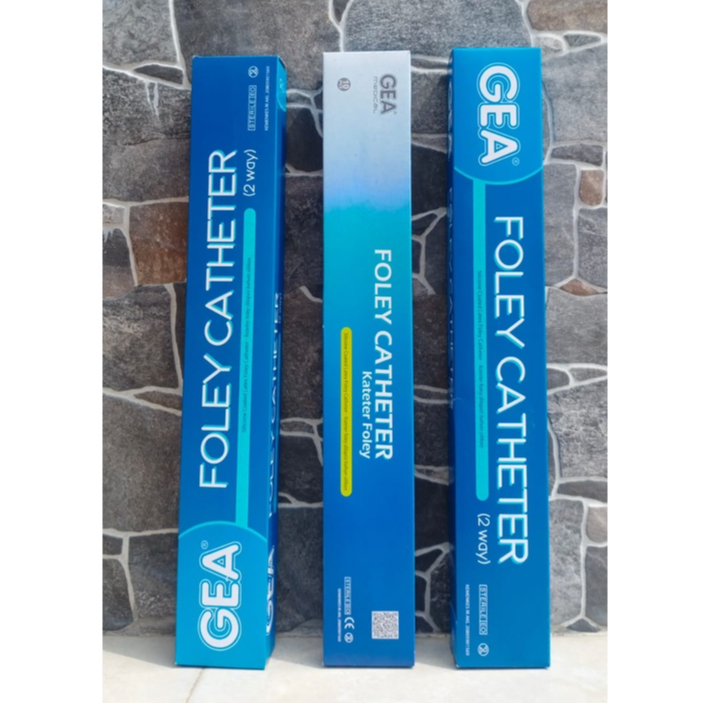 Jual Per Box Isi 10 Pcs Foley Catheter Gea 10 12 14 16 18 20 Fr Gea ...