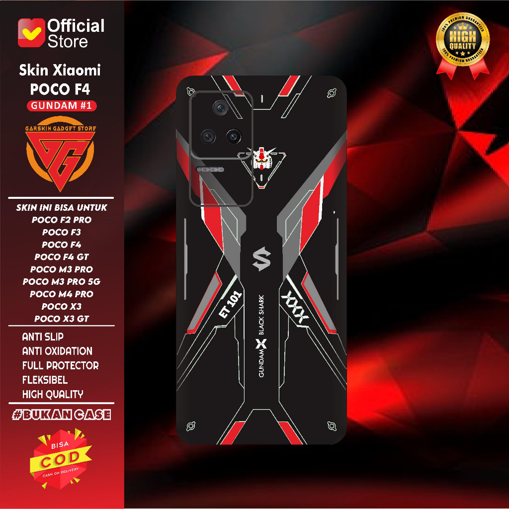 Jual Garskin POCO F4 5G Skin Gadget Motif Style Gundam | Shopee Indonesia