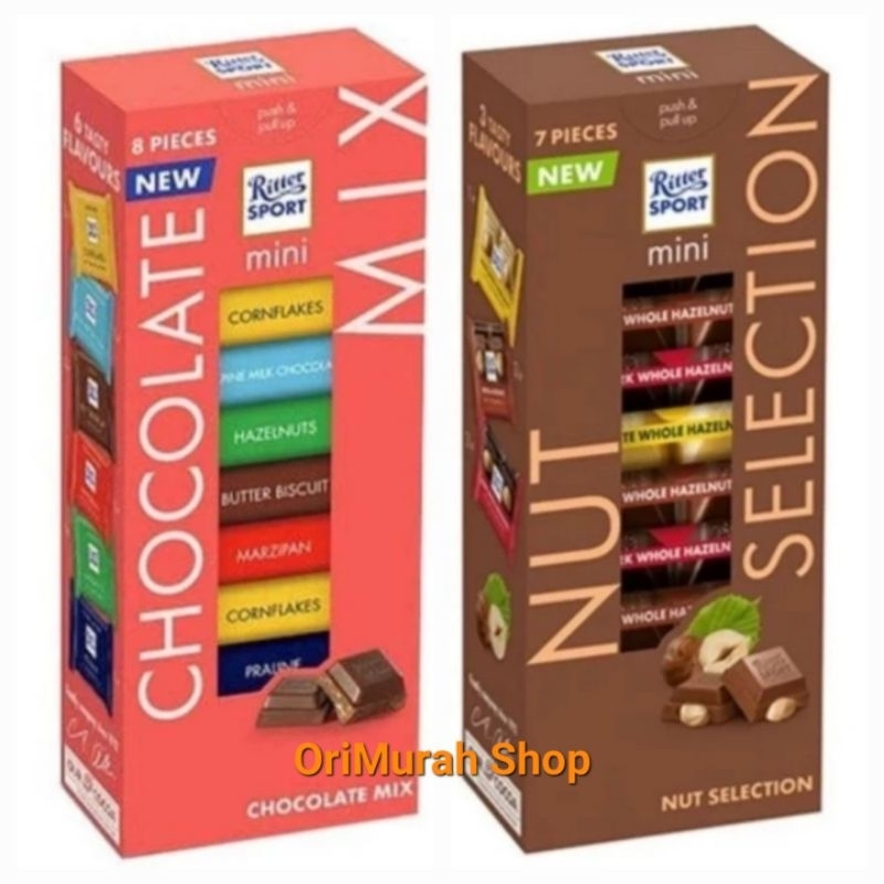 Jual Ritter Sport Mini Nut Selection Chocolate Mix Coklat Rittersport ...