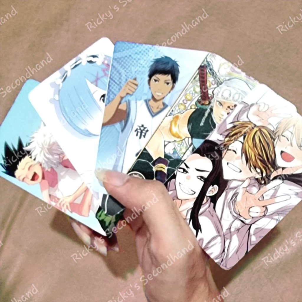 Jual 20pcs / 10pcs Photocard Anime RANDOM foto kartu photo card JJK AoT ...